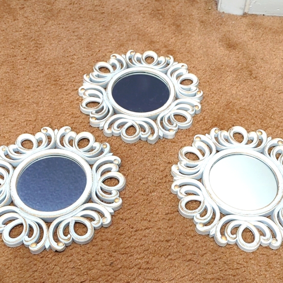 Wall Decor | Set Of 3 Mirrors | Poshmark